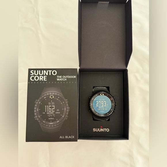 Suunto | Accessories | Suunto Core All Black Outdoor Watch With ...